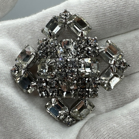 Albert Weiss | Jewelry | Vintage Weiss Rhinestone Necklace And Brooch 6 ...